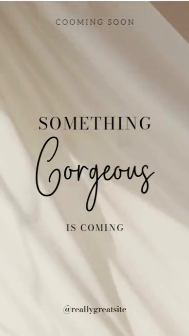 Aesthetic Coming Soon Flyer Instagram Story Templat | PosterMyWall