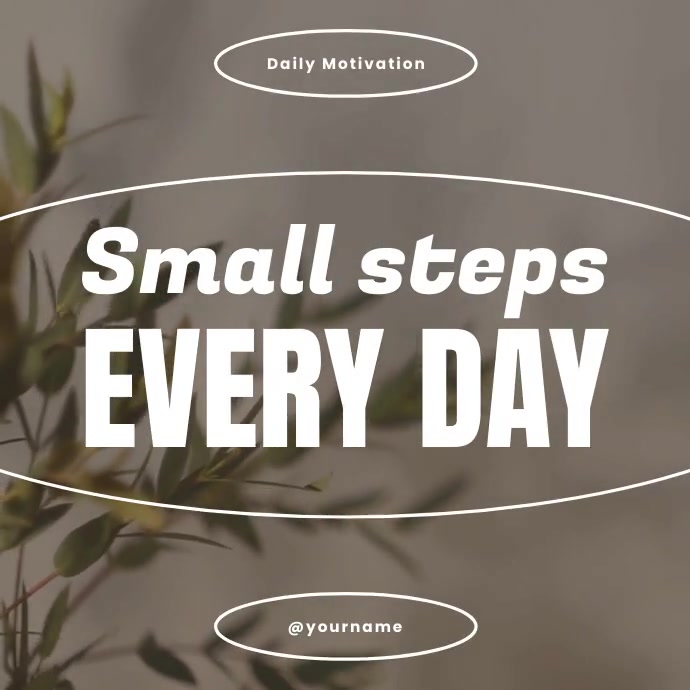 Aesthetic Daily Progress Motivation Quote Ins Template | PosterMyWall