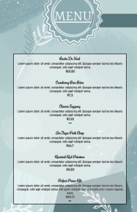 AESTHETIC MENU Template | PosterMyWall