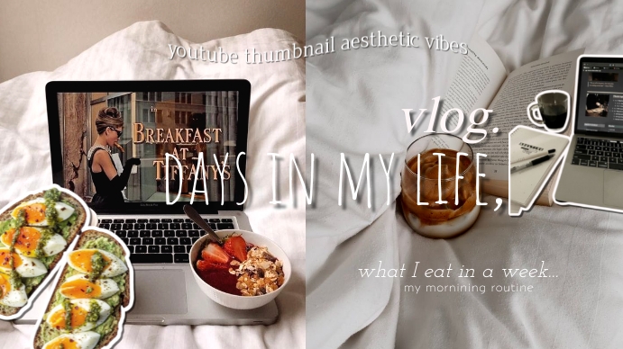 Aesthetic YouTube Thumbnail Template | PosterMyWall