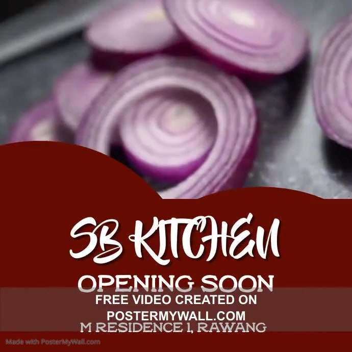 SB KITCHEN | PosterMyWall