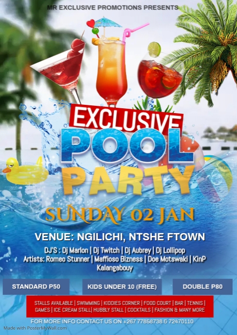 Copy of POOL | PosterMyWall