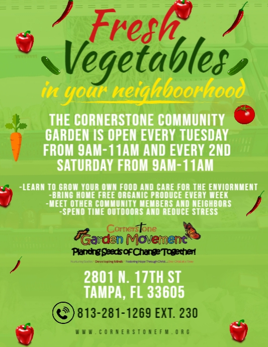 garden community canvasing flyer | PosterMyWall