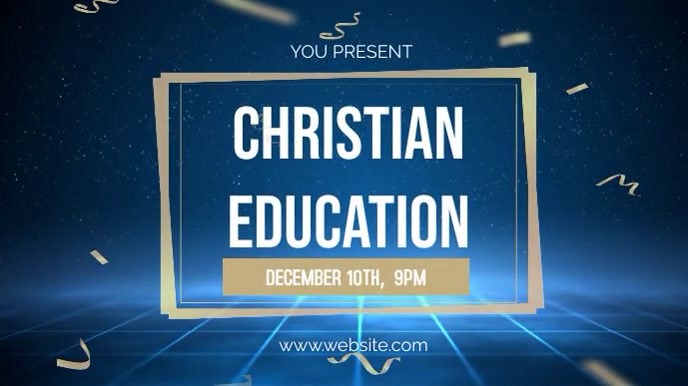 Copy of Event template Christian Education | PosterMyWall