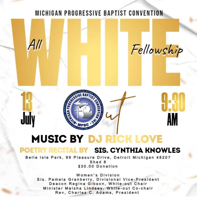 all white party | PosterMyWall