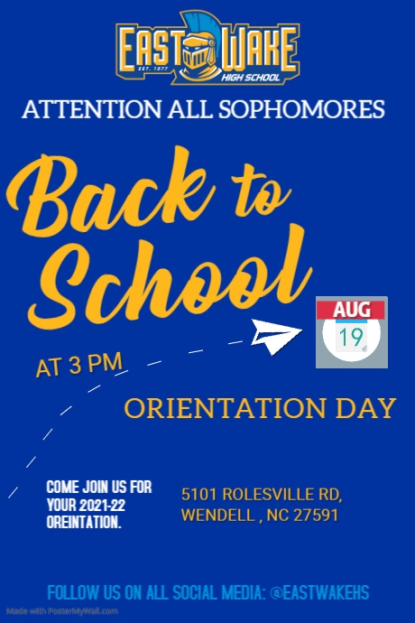 Back to school Orientation | PosterMyWall