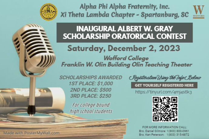 Copy of 2023 Oratorical Contest | PosterMyWall