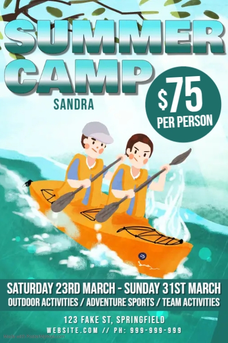 Summer Camp Poster | PosterMyWall