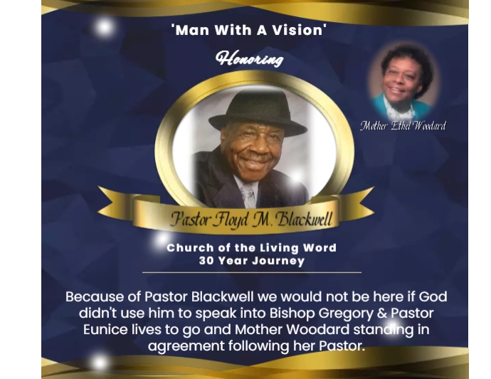 Pastor's Appreciation Gold Church Flyer | PosterMyWall