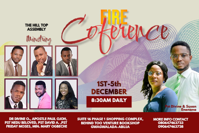 Fire conference | PosterMyWall