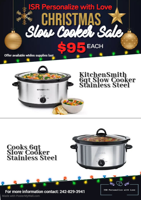 Slow Cooker | PosterMyWall