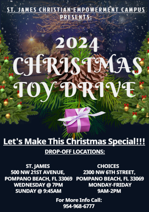 A5 Toy Drive Flyer | PosterMyWall