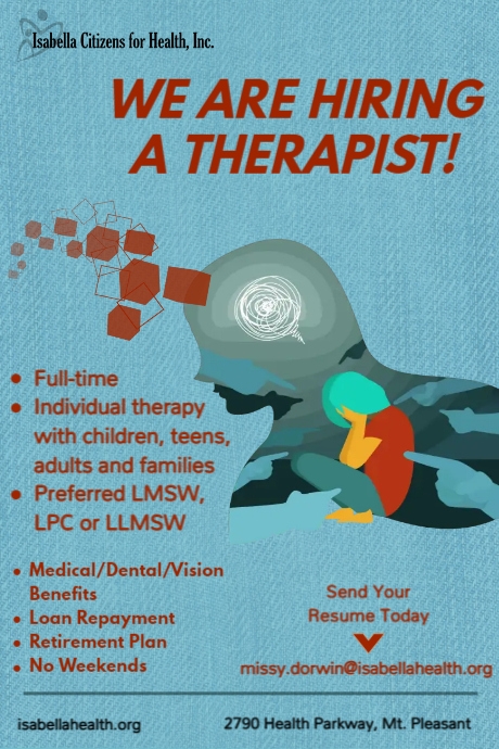 Blue Therapy Poster | PosterMyWall