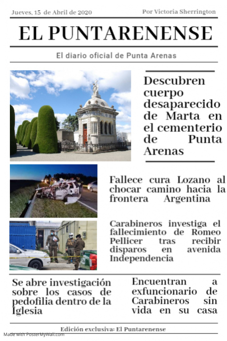 Copy of Copia de Conventional Newspaper Layout | PosterMyWall