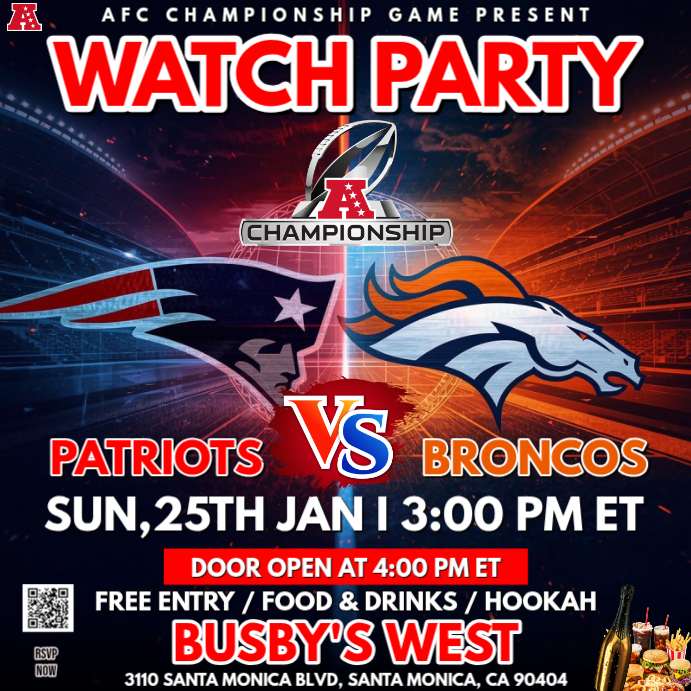 Copy of AFC Championship: New England Patriots vs. Denver Broncos Watch ...