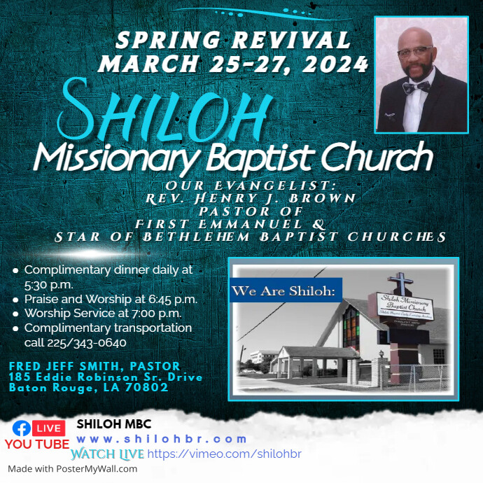 SPRING REVIVAL FLYER 2024 | PosterMyWall