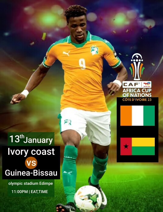 afcon 2023 Template | PosterMyWall