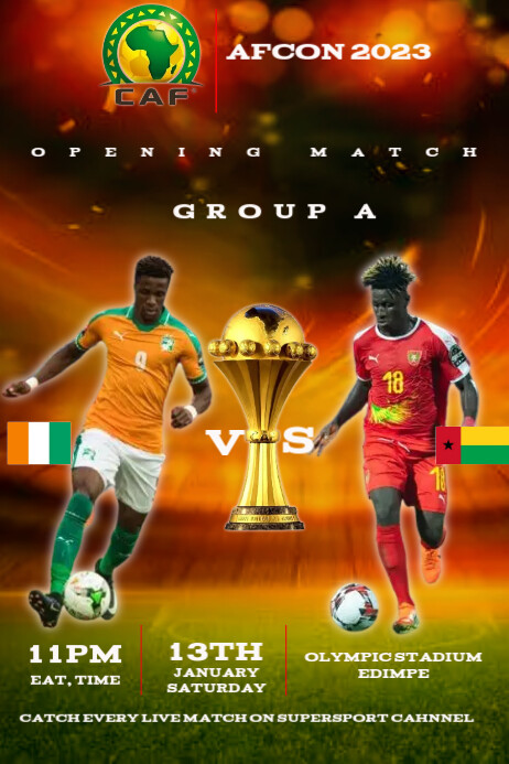 Copy of afcon 2023 | PosterMyWall