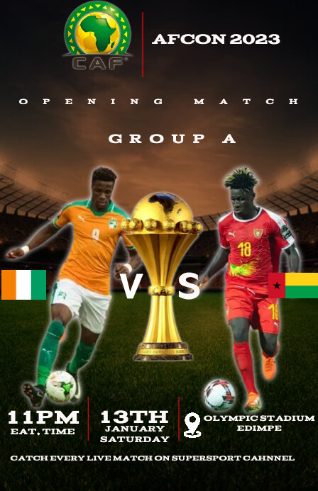 Copy of afcon 2023 | PosterMyWall