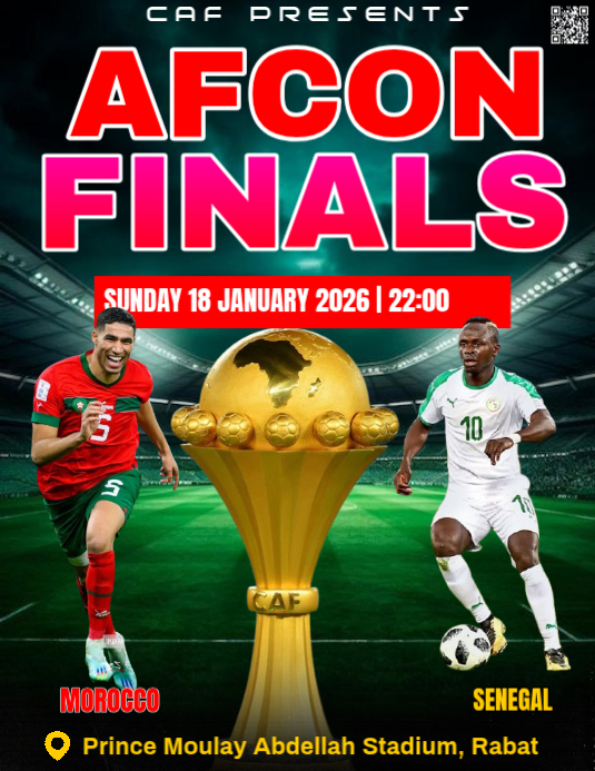 Afcon finals Template | PosterMyWall