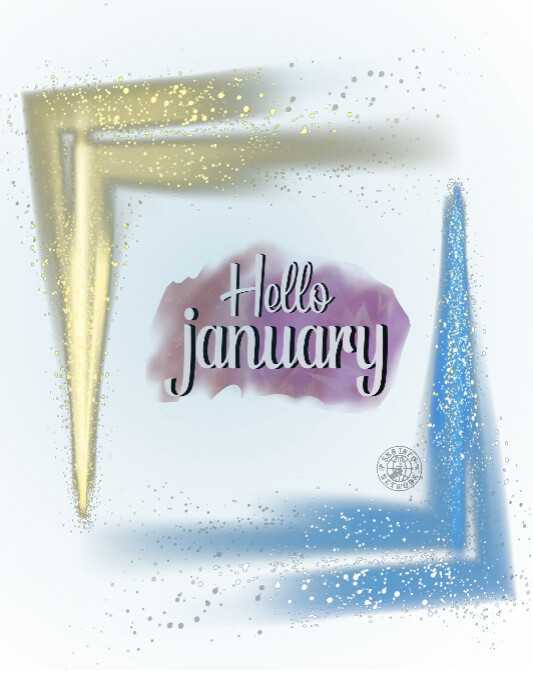 Hello January | PosterMyWall