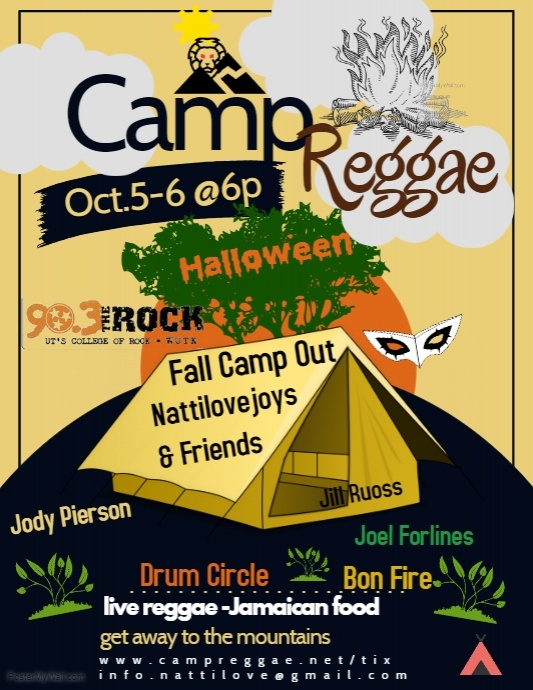Copy of Camp Reggae fall camp out | PosterMyWall