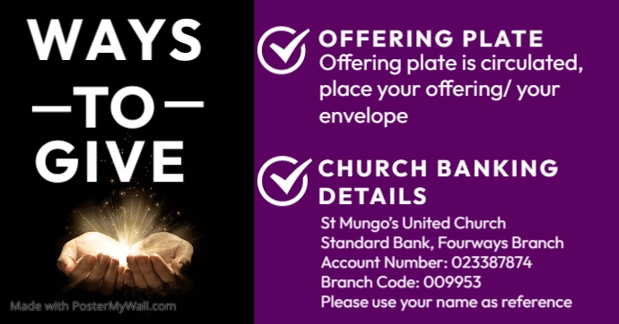 ways to give (4) | PosterMyWall