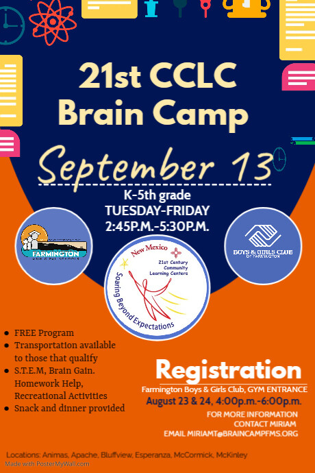 21st CCLC BC Flyer 22-23 | PosterMyWall