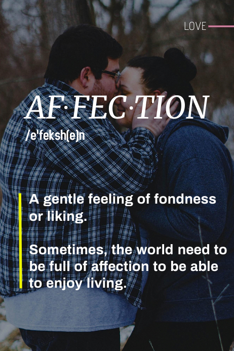 affection and love poster template | PosterMyWall