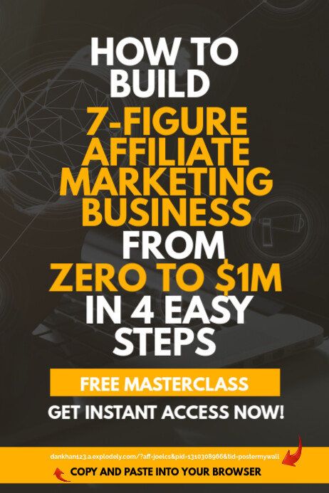 Plantilla de affiliate marketing business poster | PosterMyWall