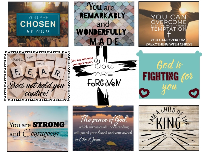 Affirmations Collage Template | PosterMyWall