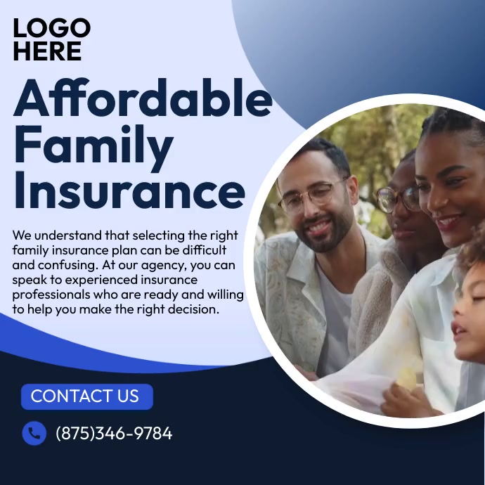 Copy of Affordable Family Insurance | PosterMyWall