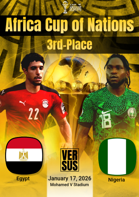 Modèle Africa Cup of Nations 2025 – 3rd Place Match Egypt vs Nigeria ...