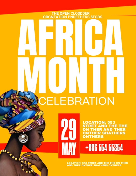 africa month Template | PosterMyWall