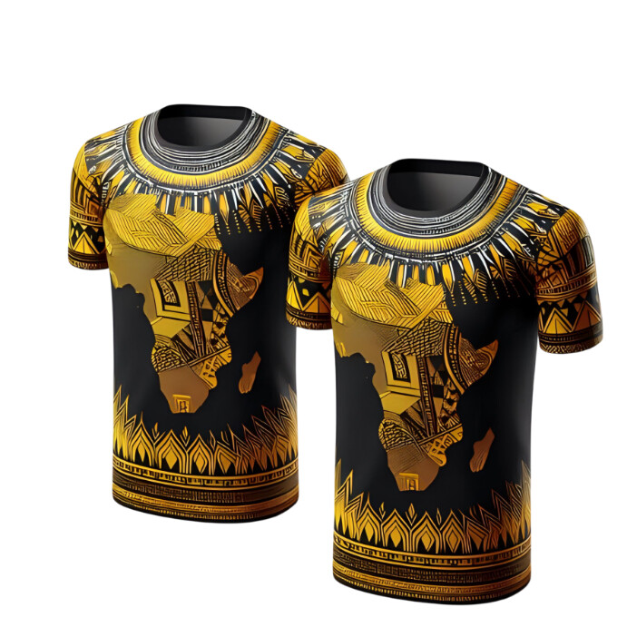 Africa Print T-shirt Template | PosterMyWall