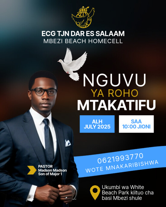 Copy of African Church Flyer | PosterMyWall