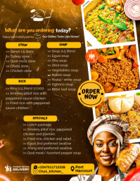 African food poster design Template | PosterMyWall