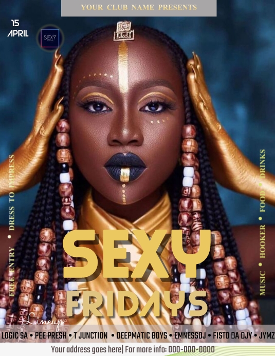 African Ladies night specs (1) | PosterMyWall