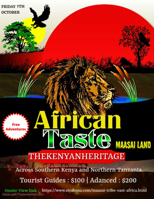 African Taste Design Template | PosterMyWall