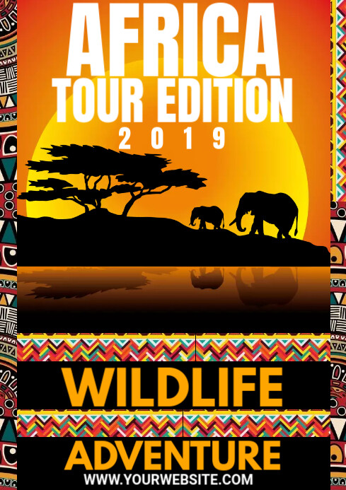African tour flyer template | PosterMyWall