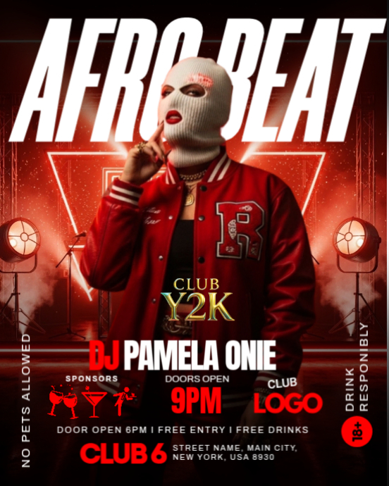 Afro Beat Template | PosterMyWall