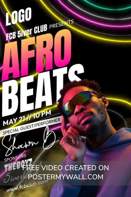 Afro Beats Template | PosterMyWall