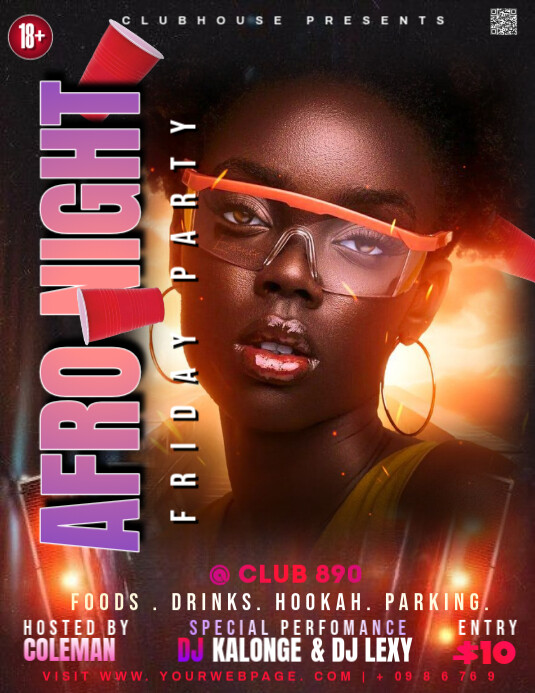 Plantilla de afro beats party flyers | PosterMyWall