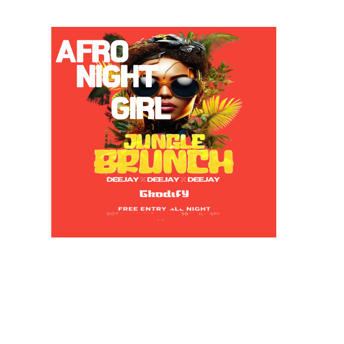 Afro Night Templat | PosterMyWall
