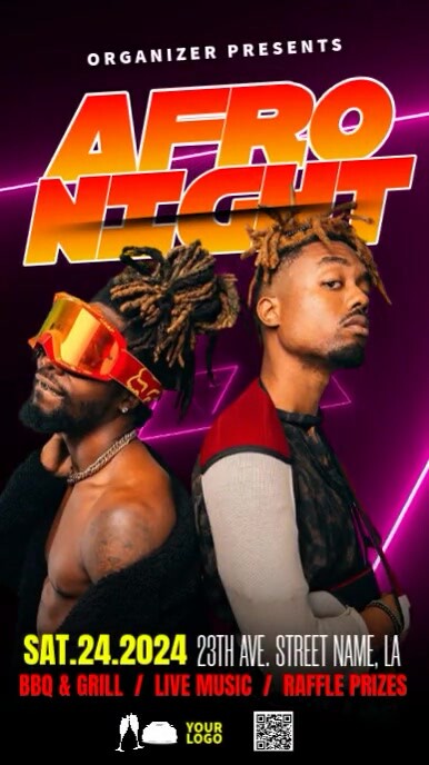 Plantilla de Afro Night Party | PosterMyWall