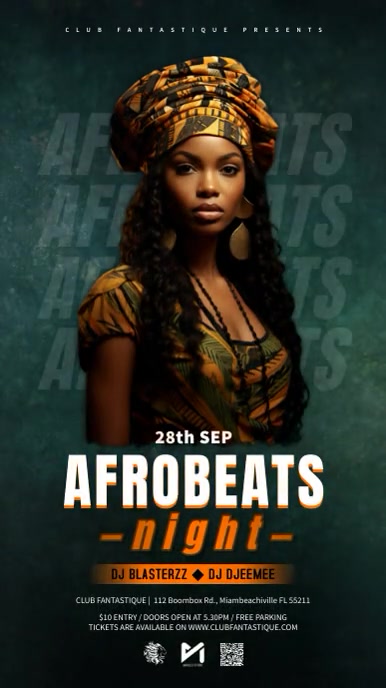 Copy of Afrobeats Ad | PosterMyWall