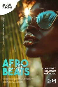 Afrobeat Party Video Poster Ad Template PosterMyWall Afrobeat Party Video Poster Ad Template PosterMyWall