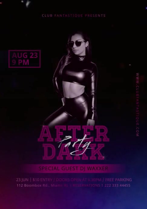 Copy of After Dark Party Flyer | PosterMyWall