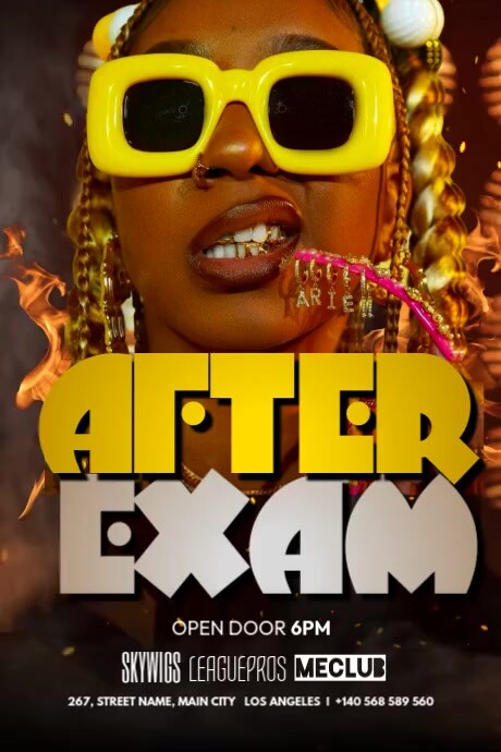 Plantilla de After Exam Party | PosterMyWall