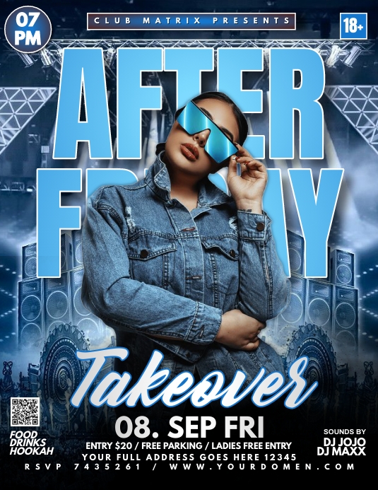 Copy of After Friday Takeover | PosterMyWall